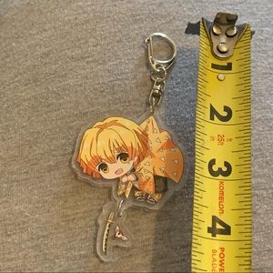 Accessories | Anime Demon Slayer Zenitsu Agatsuma Charm Keychain | Poshmark